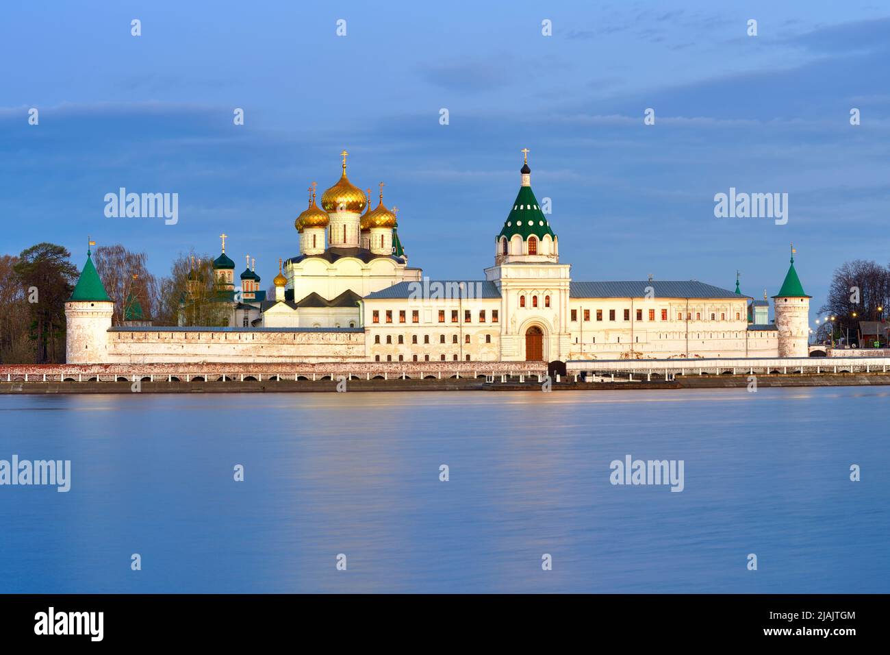 Ipatievsky Orthodox Monastery at dawn. The birthplace of the Romanov ...