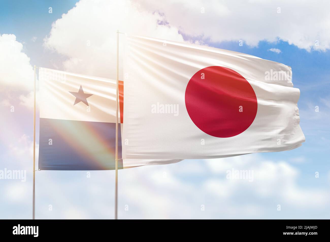 Japan panama flag hi-res stock photography and images - Alamy