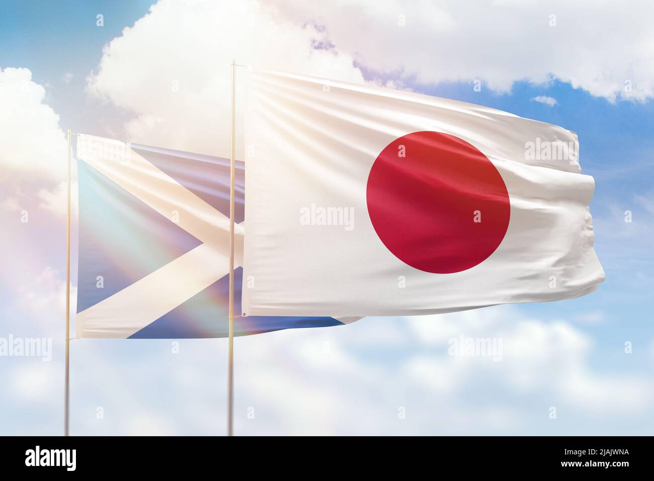 Japan scotland flag hi-res stock photography and images - Alamy