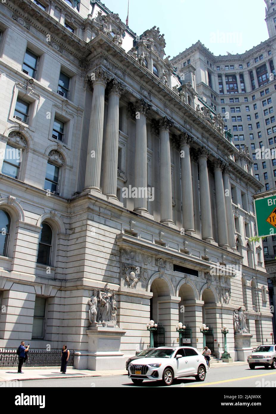 Surrogate's Courthouse, aka Hall of Records, Beaux Arts building from ...