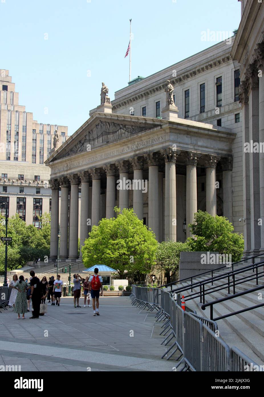 New York County Supreme Court, Neoclassical courthouse, built in 1919 ...