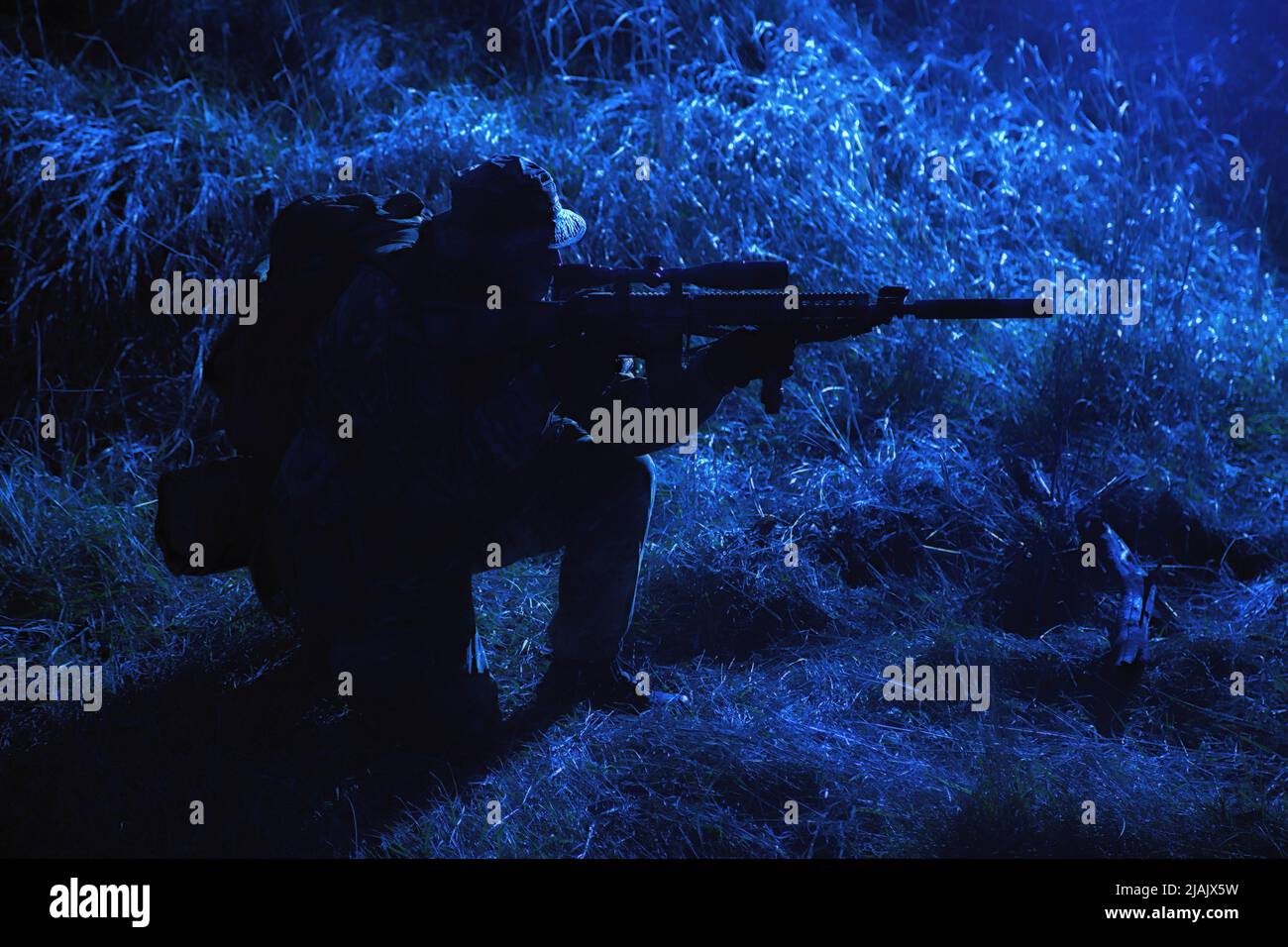 Sniper Rifle With Silencer Wallpaper