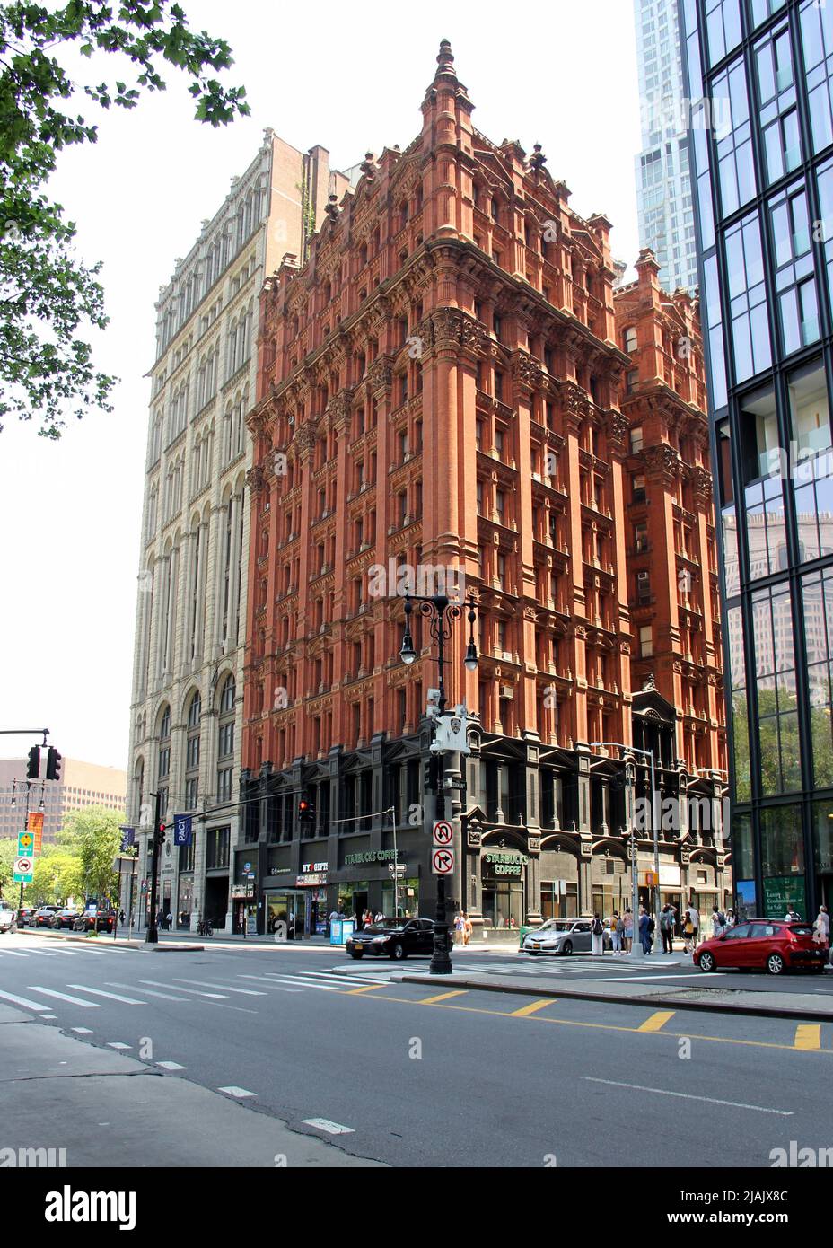 Potter Building, view from Park Row, New York, NY, USA Stock Photo - Alamy