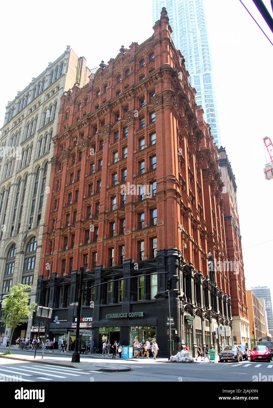 Potter Building, view from Park Row, New York, NY, USA Stock Photo - Alamy