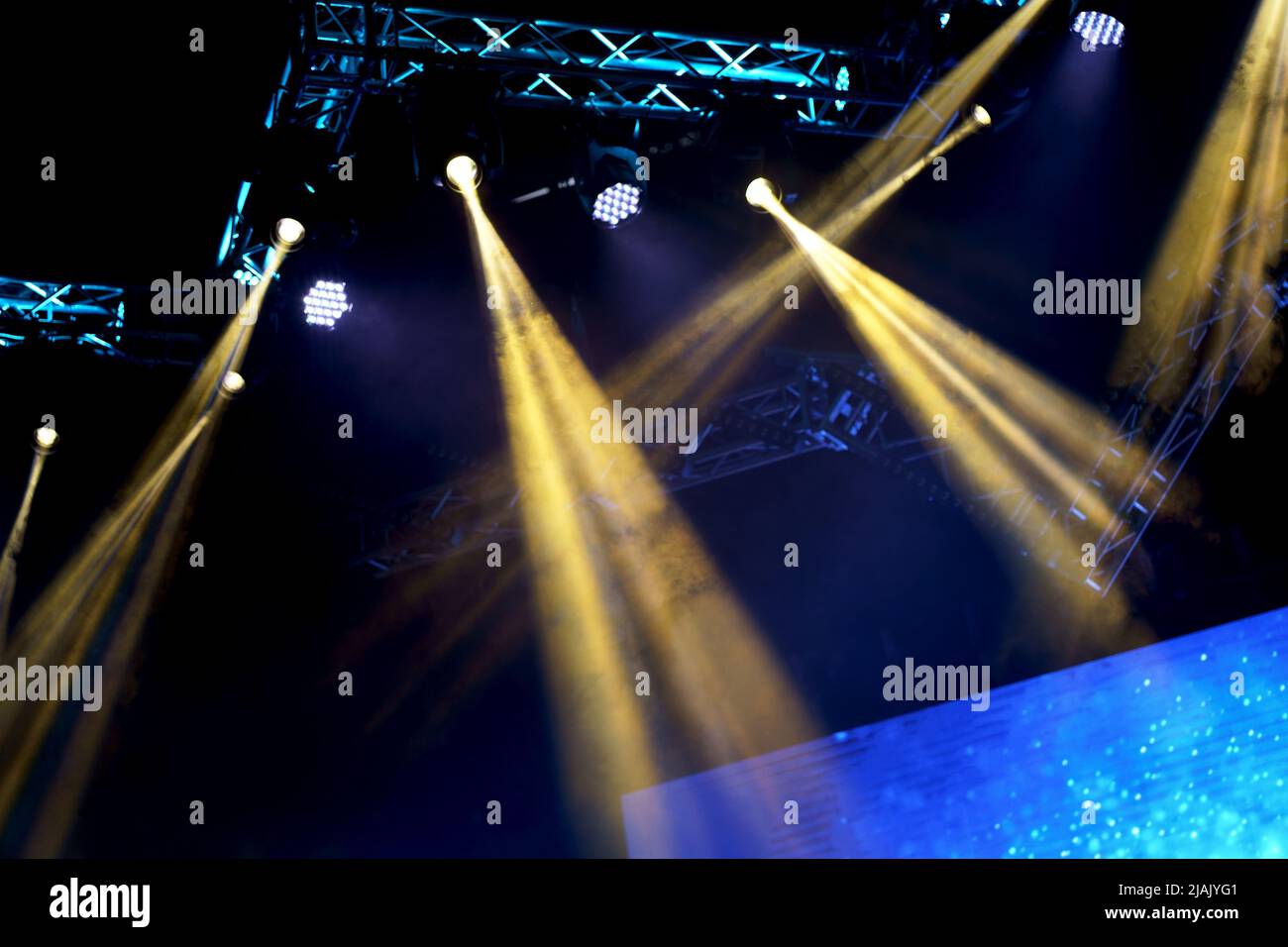 Texture blur and defocus, background for design. Stage light at a ...