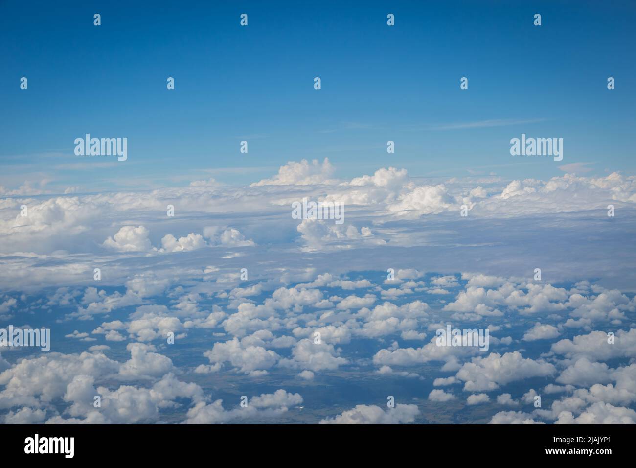 sky and clouds view from airplan background Stock Photo - Alamy