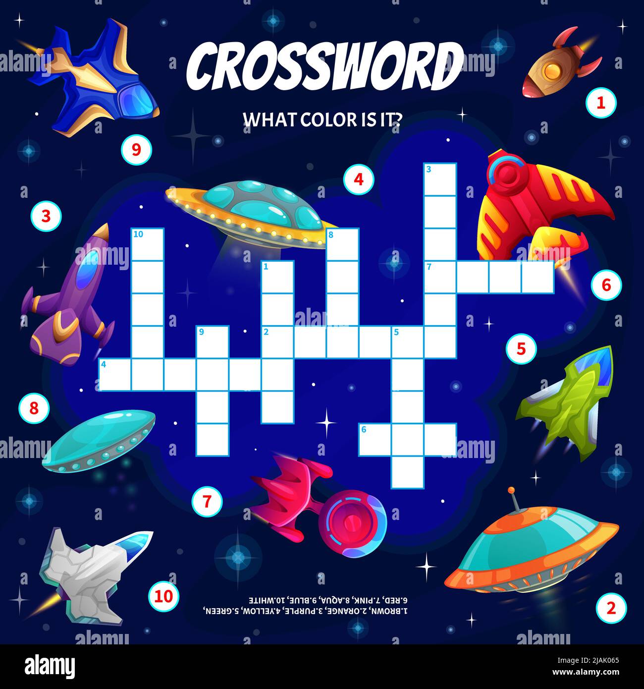 Planets Worksheet Crosswords