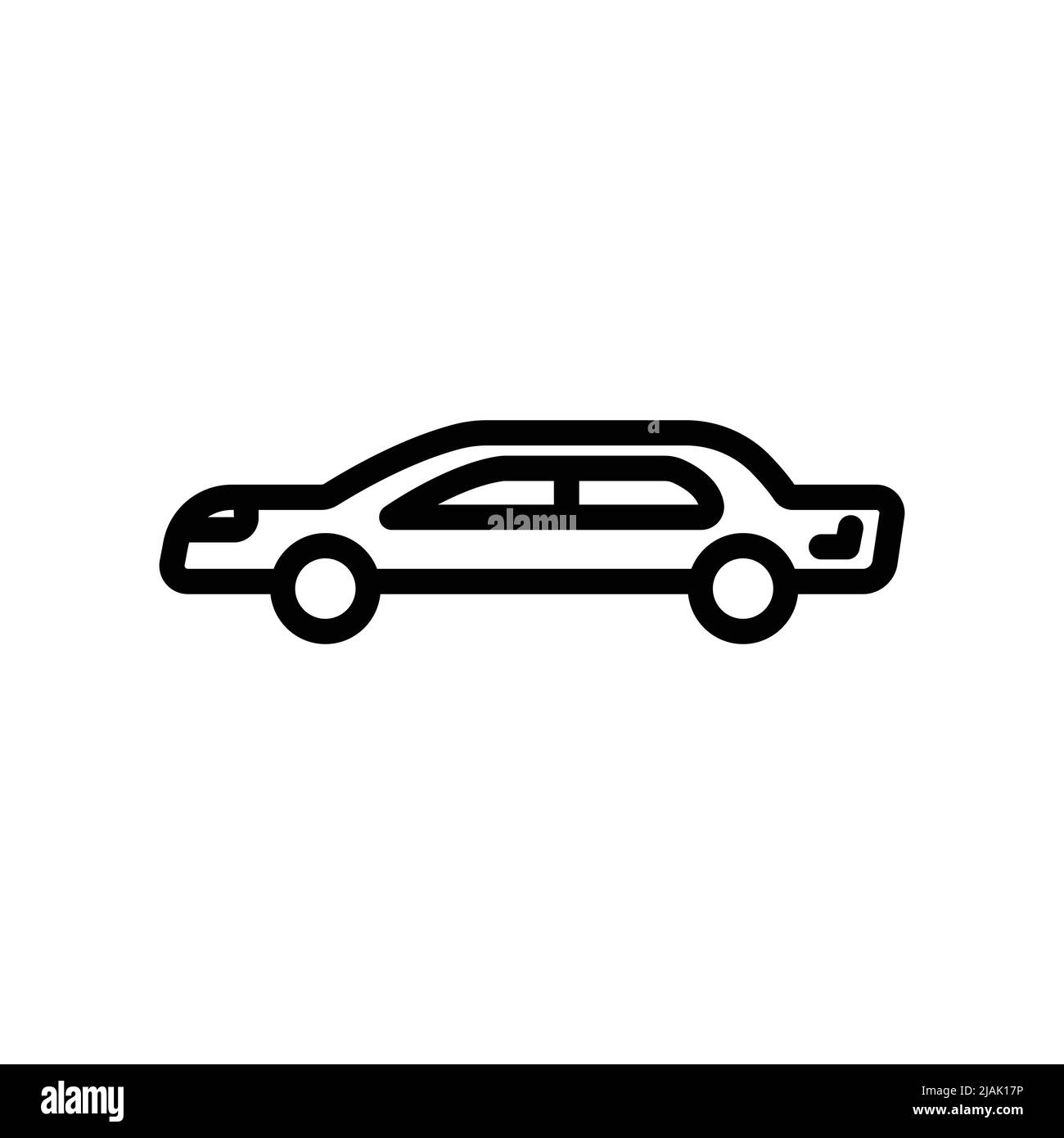 Car icon vector. transportation, land transportation. line icon style ...
