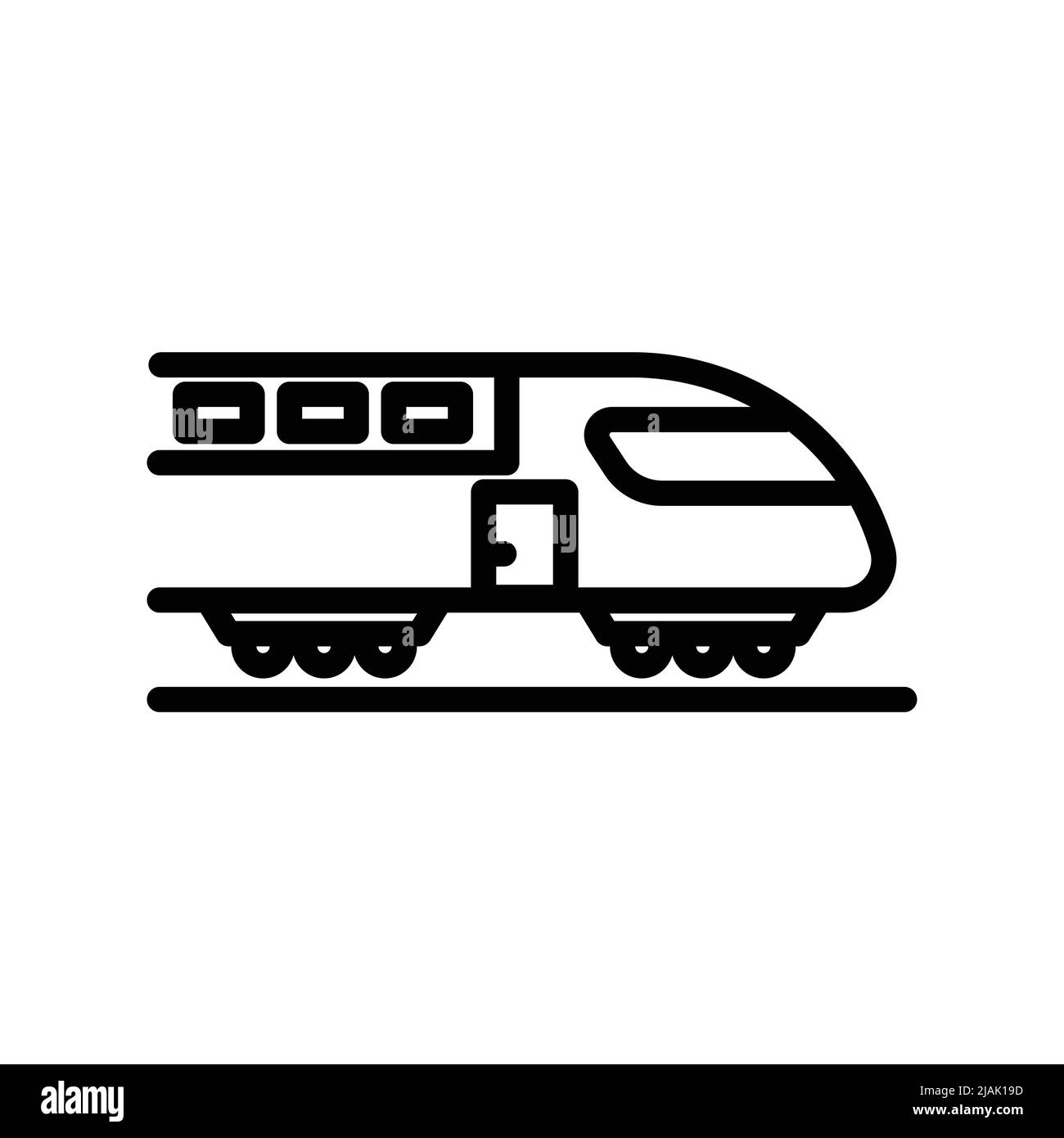 Train icon vector. transportation, land transportation, public ...