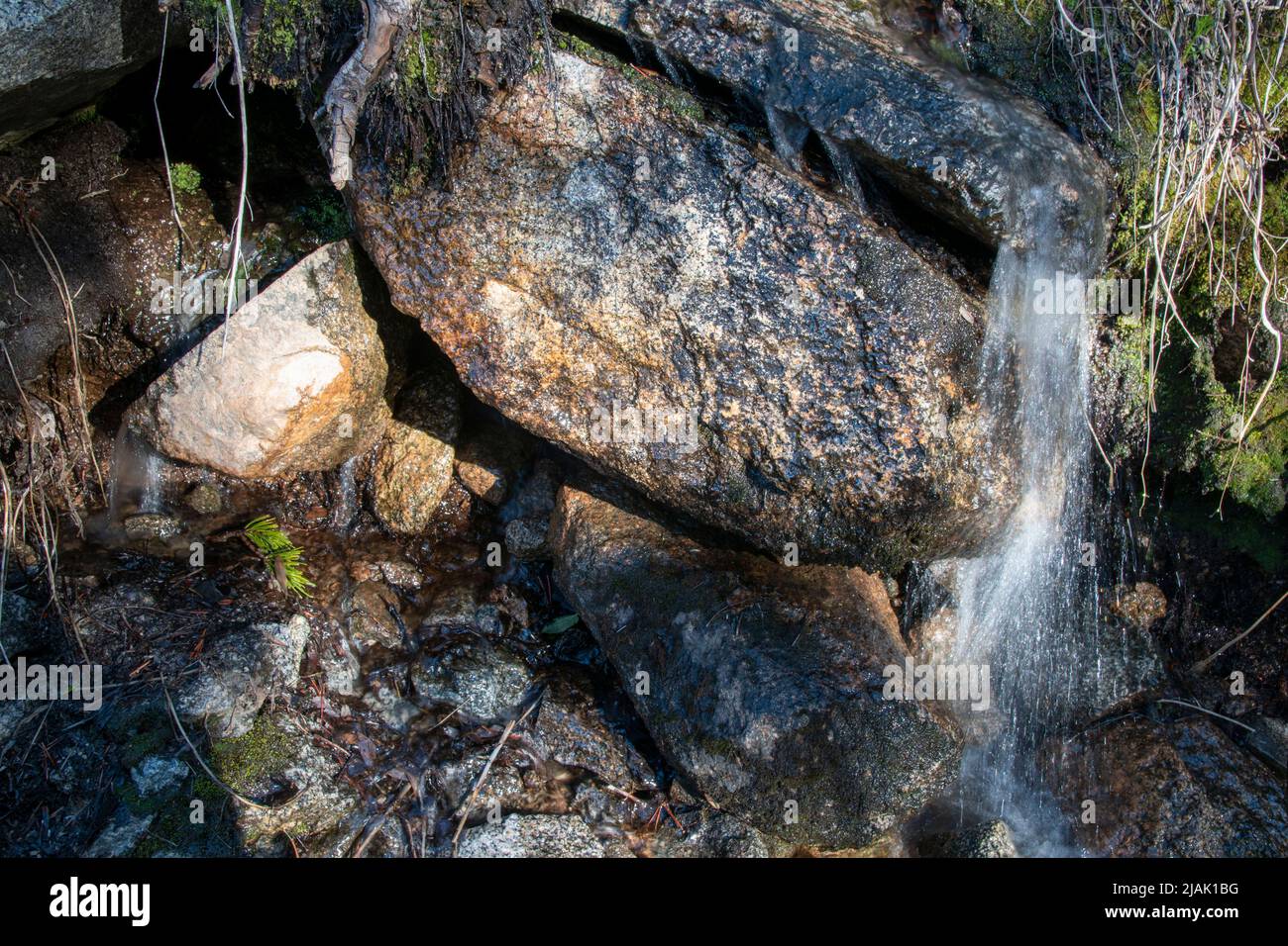 Blue Lake is one of many high-elevation lakes of the Eastern Sierra in ...