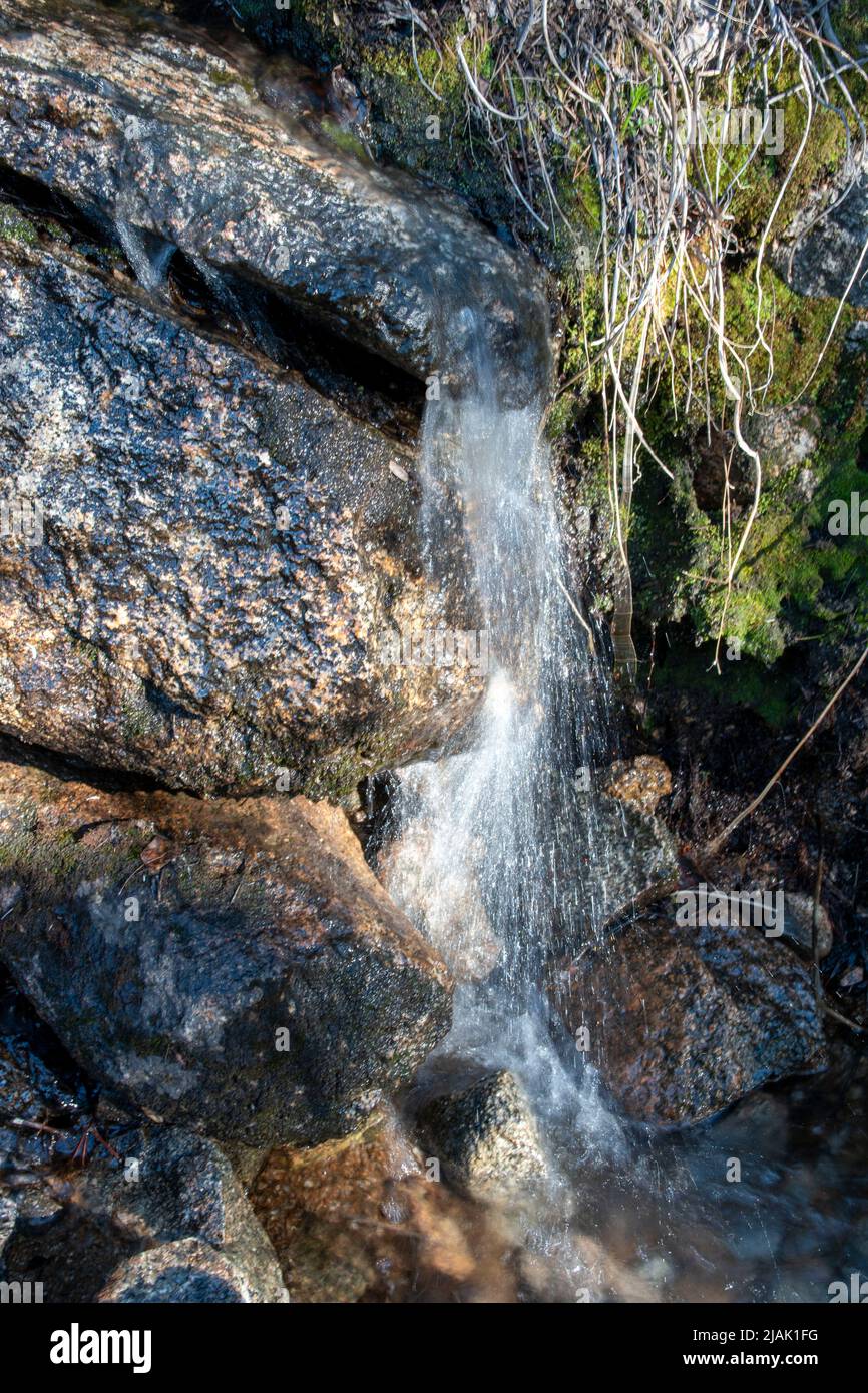 Blue Lake is one of many high-elevation lakes of the Eastern Sierra in ...