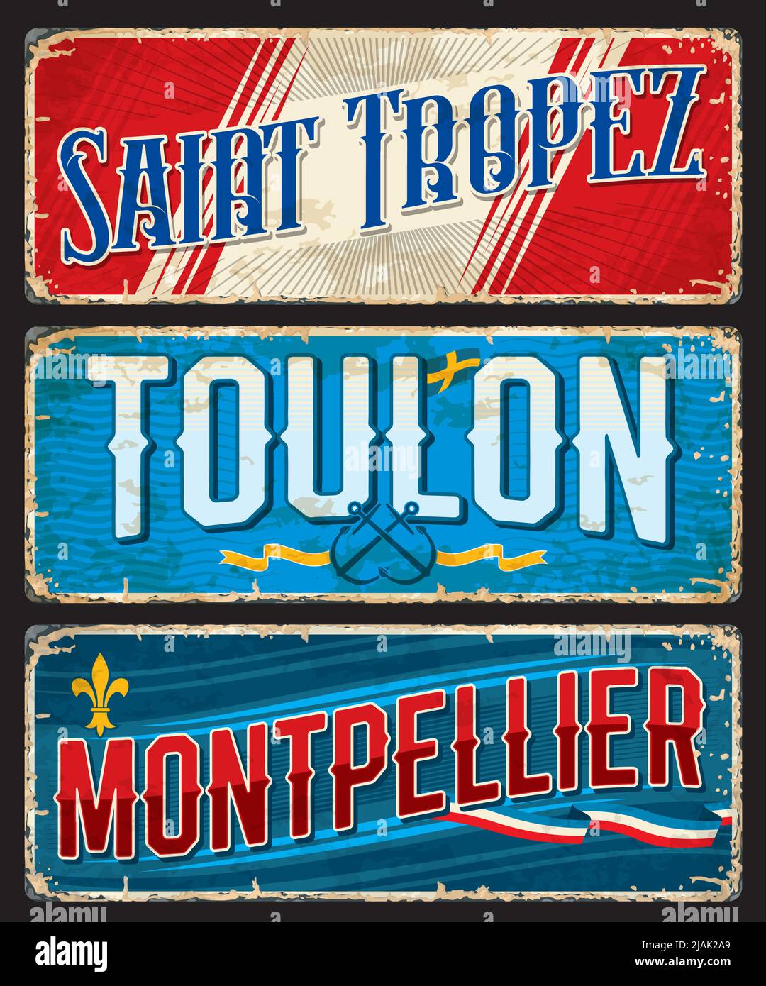 Map of french landmarks Stock Vector Images - Alamy