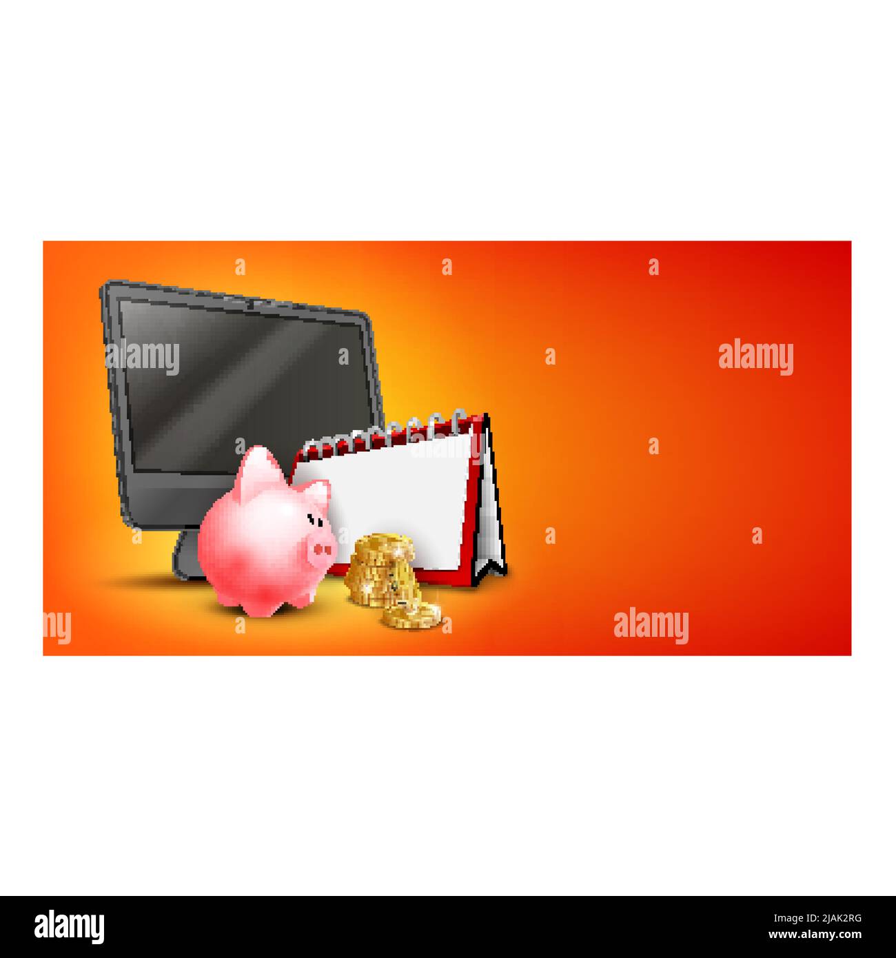 Monthly Recurring Revenue Financial Report Vector. Counting Month ...