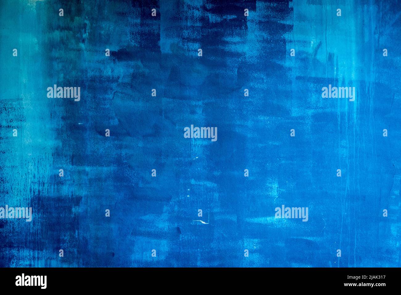 Old cement paint blue wall background Stock Photo - Alamy