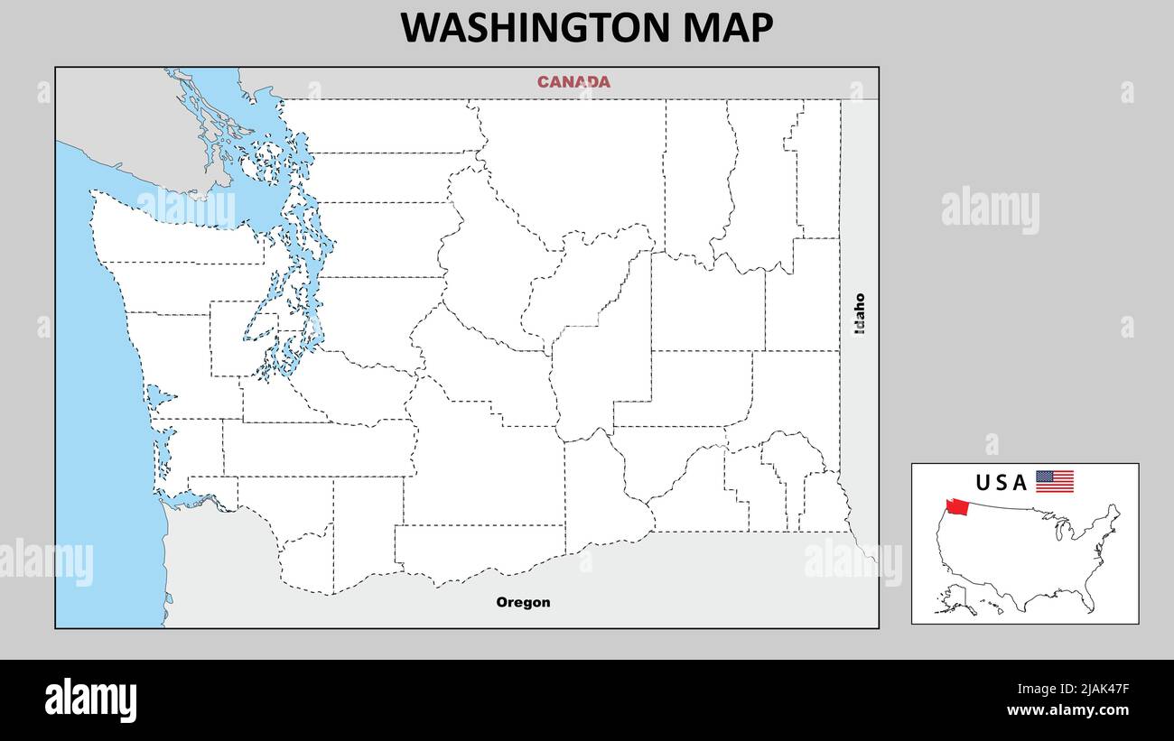 Dayton washington state map Stock Vector Images - Alamy