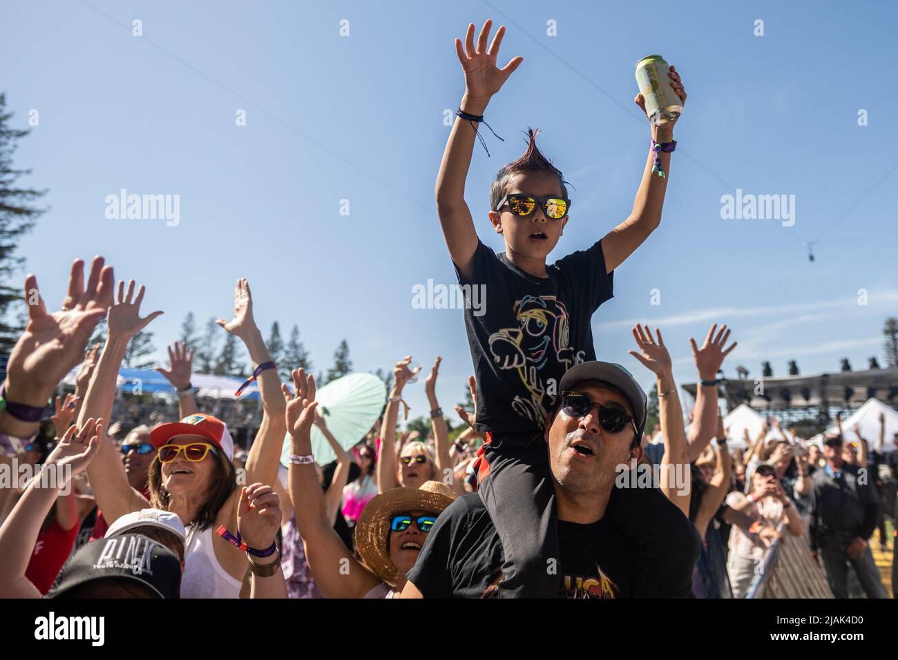 Napa, USA. 29th May, 2022. Crowd/Atmosphere during the 2022 BottleRock ...