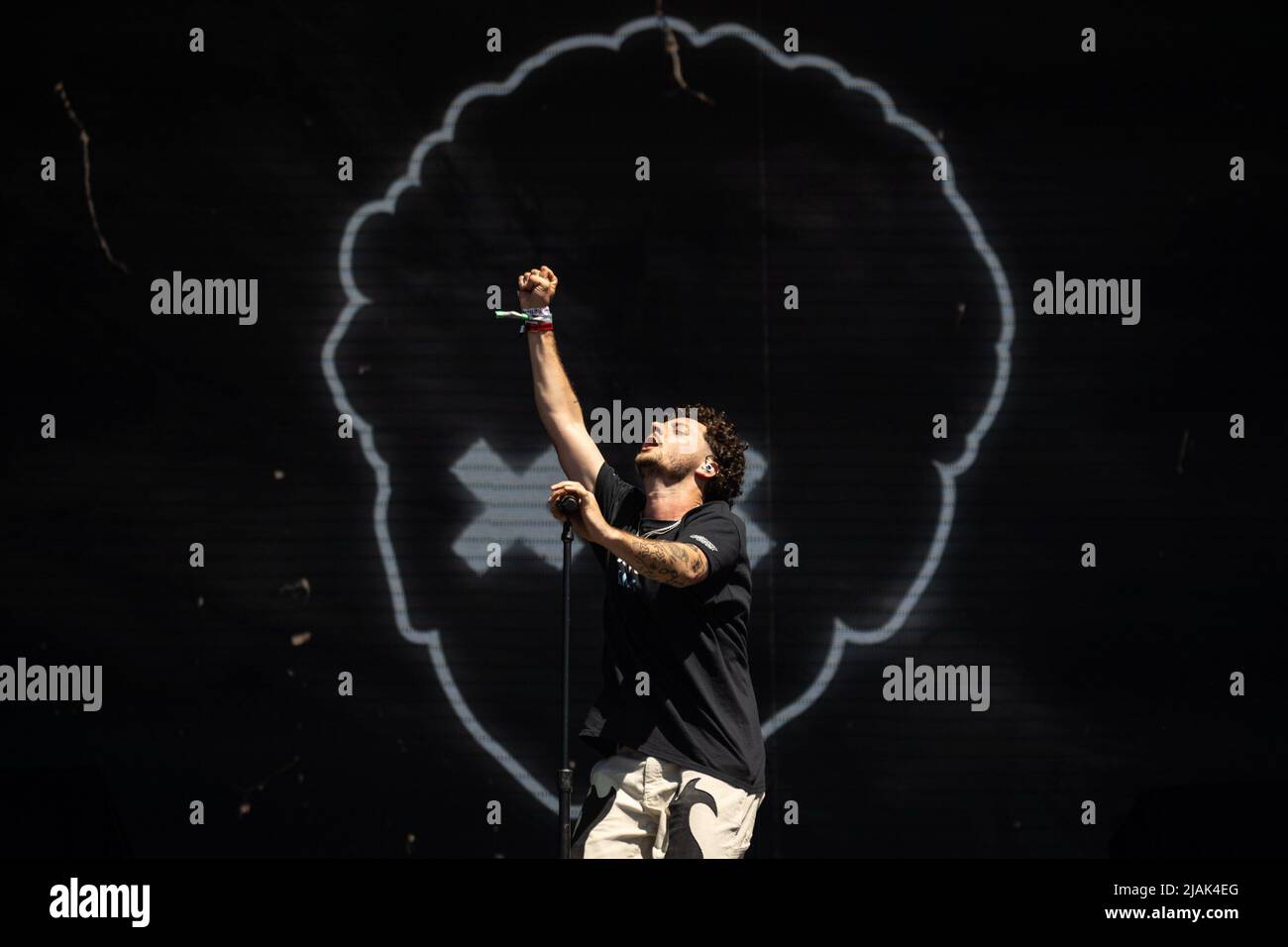 Napa, USA. 29th May, 2022. Grandson aka Jordan Edward Benjamin performs ...