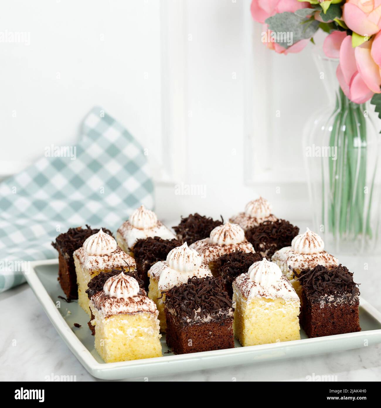 Cake Potong, Indonesian Bolu Jadul Sponge Cake in One Bite Size ...