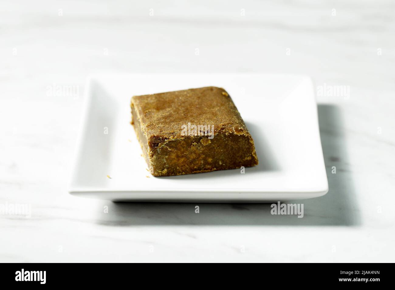 Store Bought Instant Curry Japanese Paste Block on White Plate, Copy ...