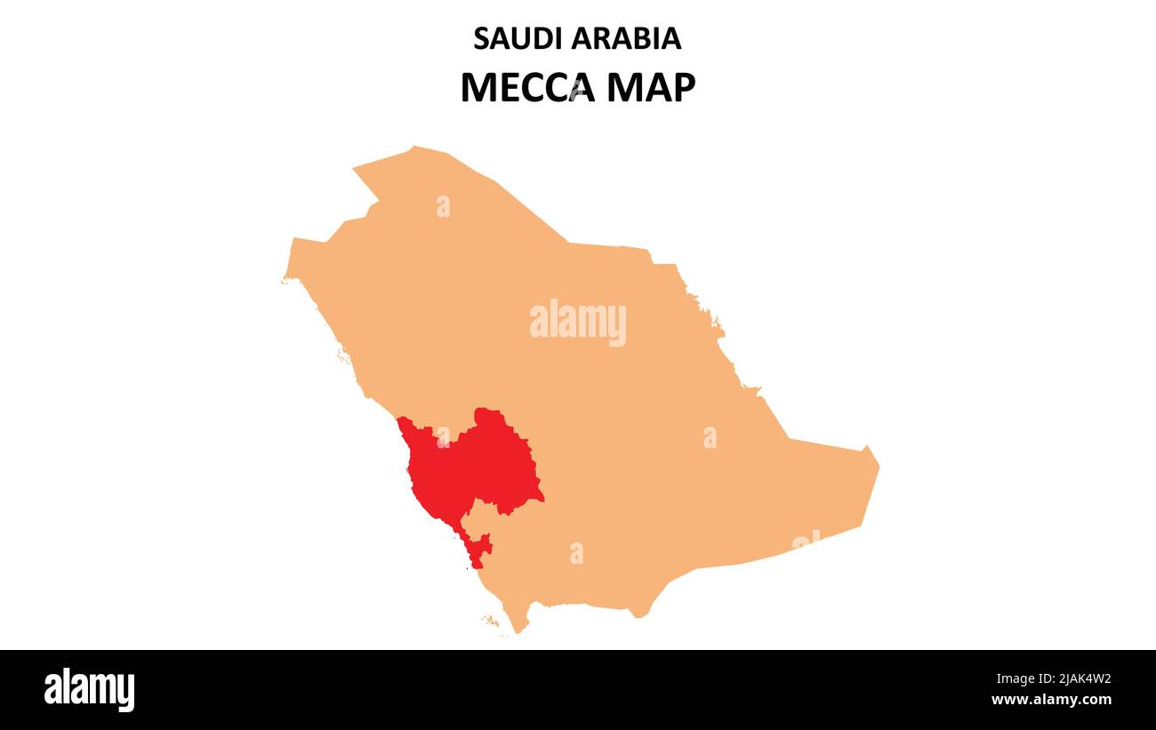 Map of mecca and medina hi-res stock photography and images - Alamy