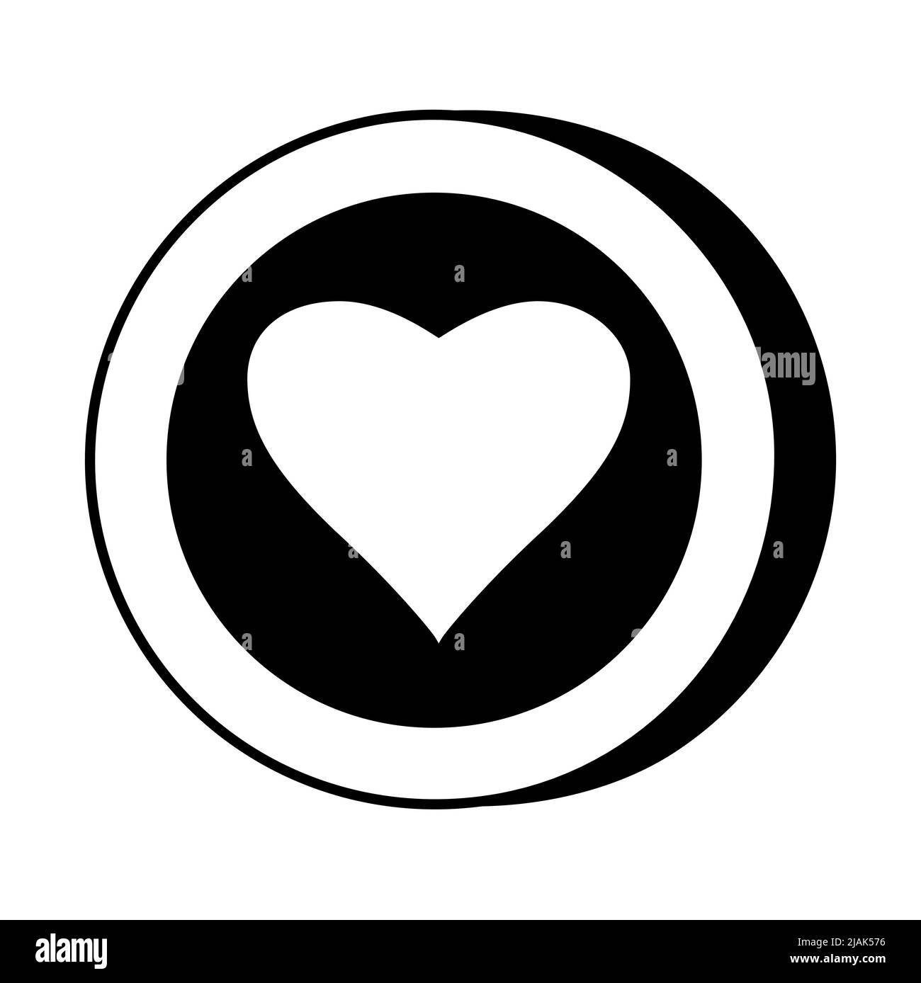 Icon Heart Casino Slot Machine shape. Gambling symbol, object. Vector ...