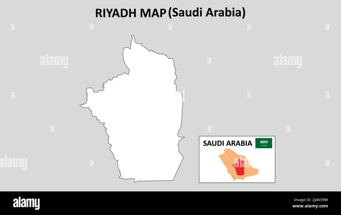 Saudi arabia map vector hi-res stock photography and images - Alamy