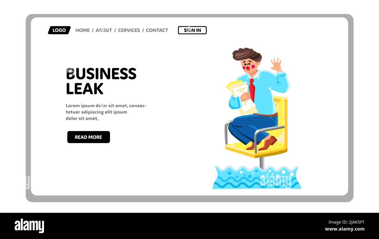 Water company leak Stock Vector Images - Alamy