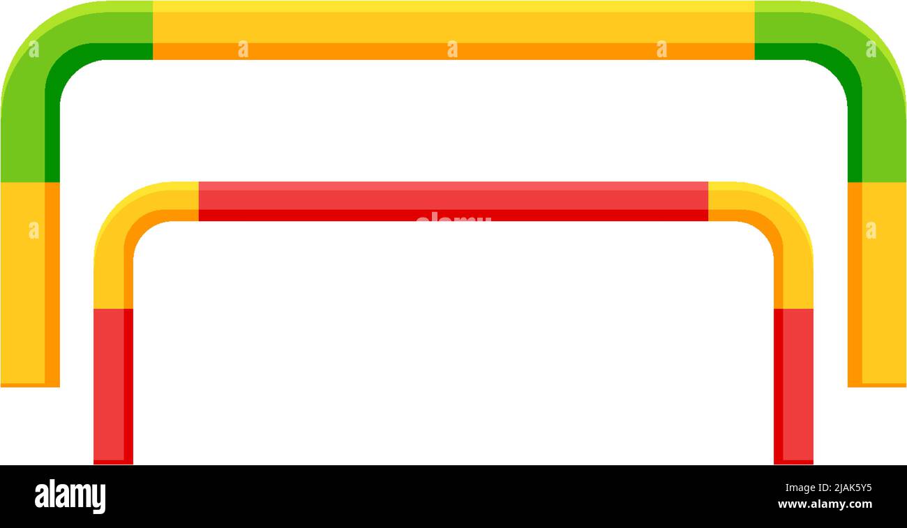 Playground parallel bars on white background illustration Stock Vector ...