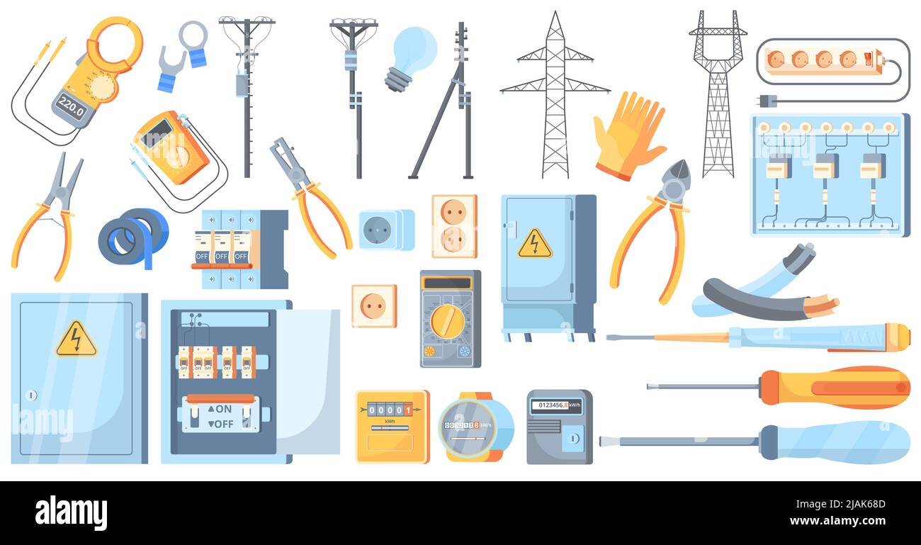 Switchboard inspection Stock Vector Images - Alamy