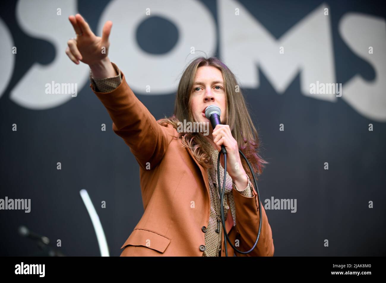 Tom Ogden Of Blossoms Pop Band Performs Live On Stage At The Tramlines
