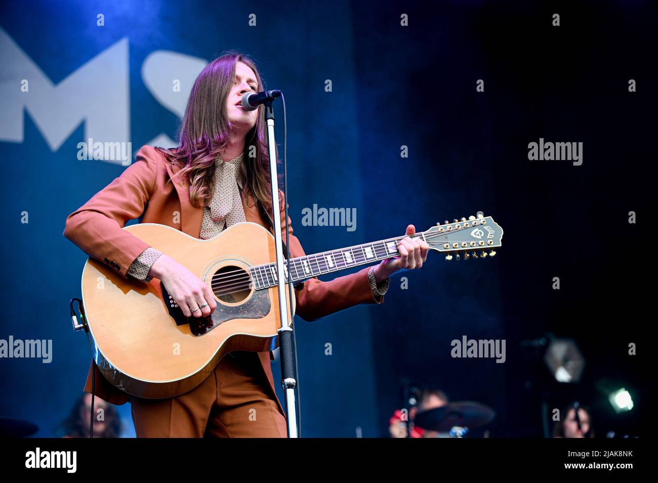 Tom Ogden Of Blossoms Pop Band Performs Live On Stage At The Tramlines