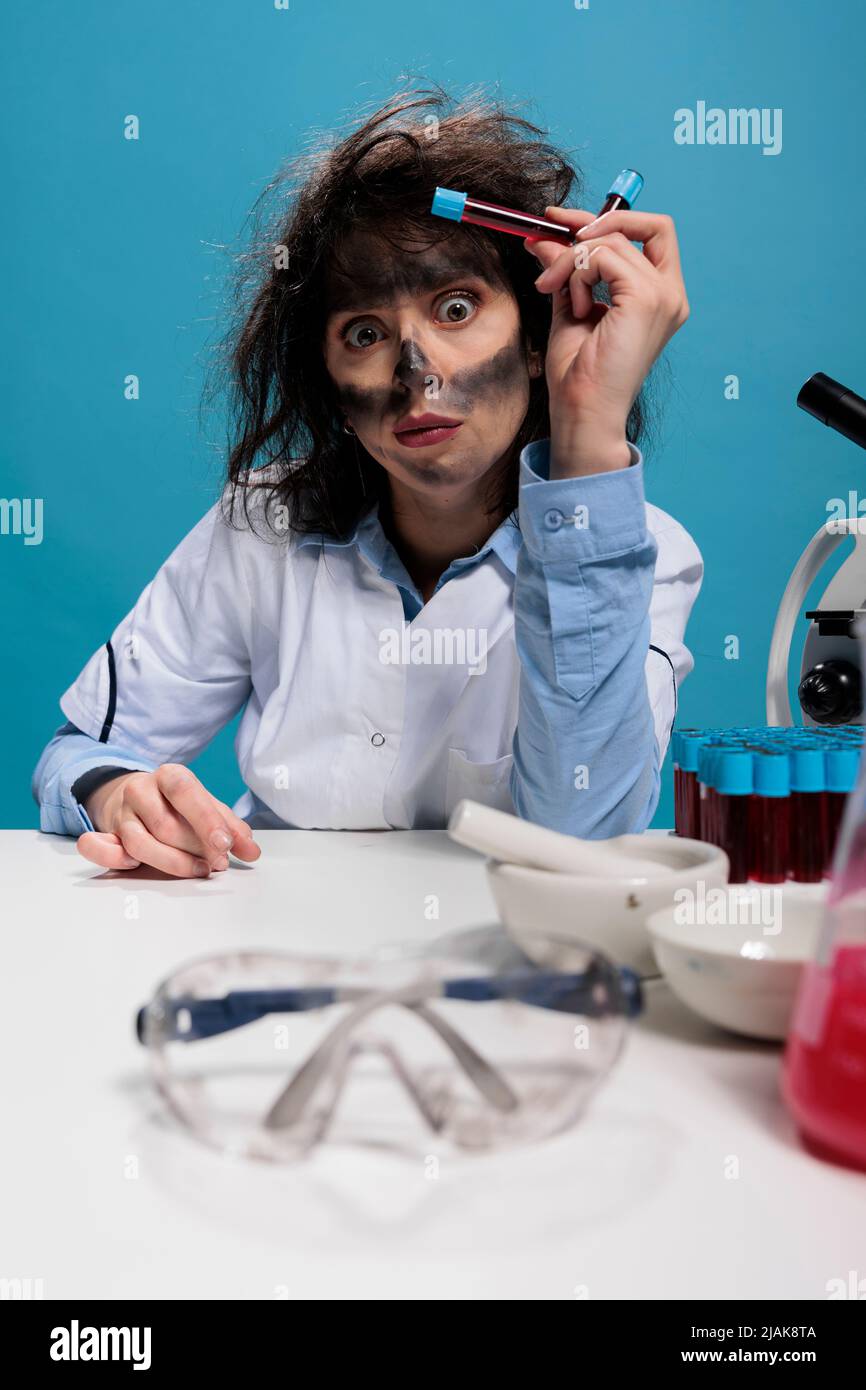 Chemistry lab after explosion hi-res stock photography and images - Alamy