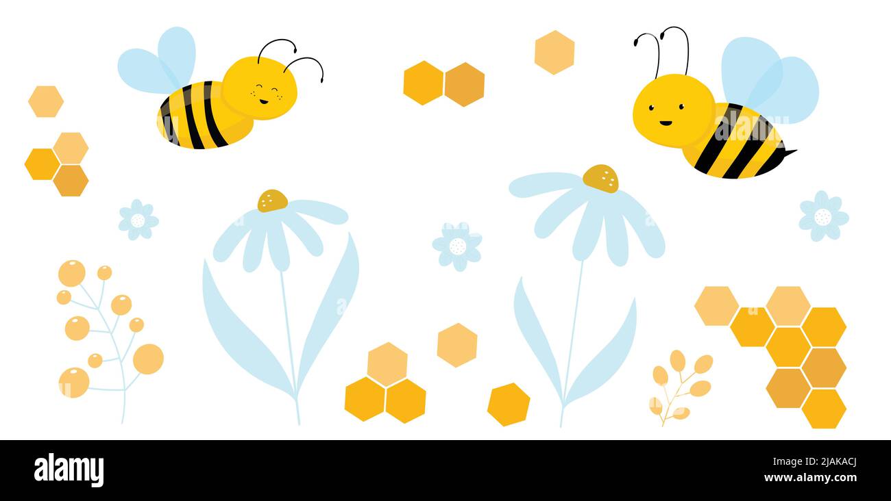 Cartoon bees design Stock Vector Image & Art - Alamy