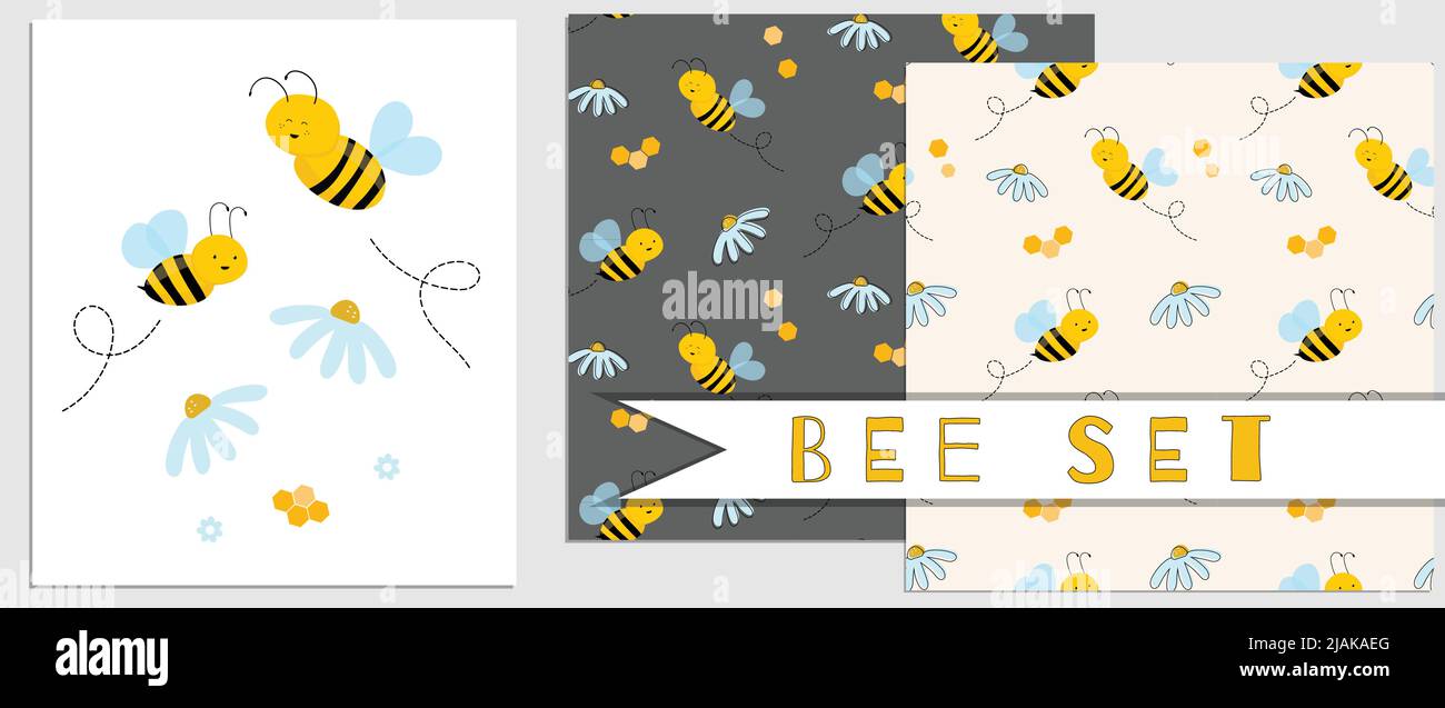 Cartoon bees design Stock Vector Image & Art - Alamy