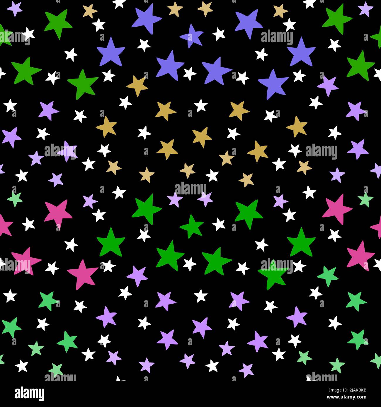 Kids seamless stars pattern for fabrics and textiles and packaging and ...