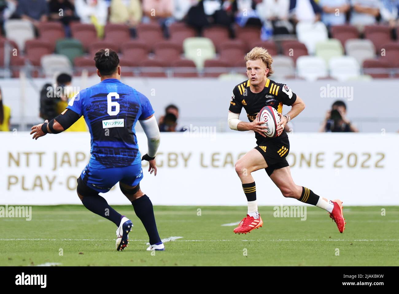 Japan National Stadium, Tokyo, Japan. 29th May, 2022. (L-R) Ben Gunter ...