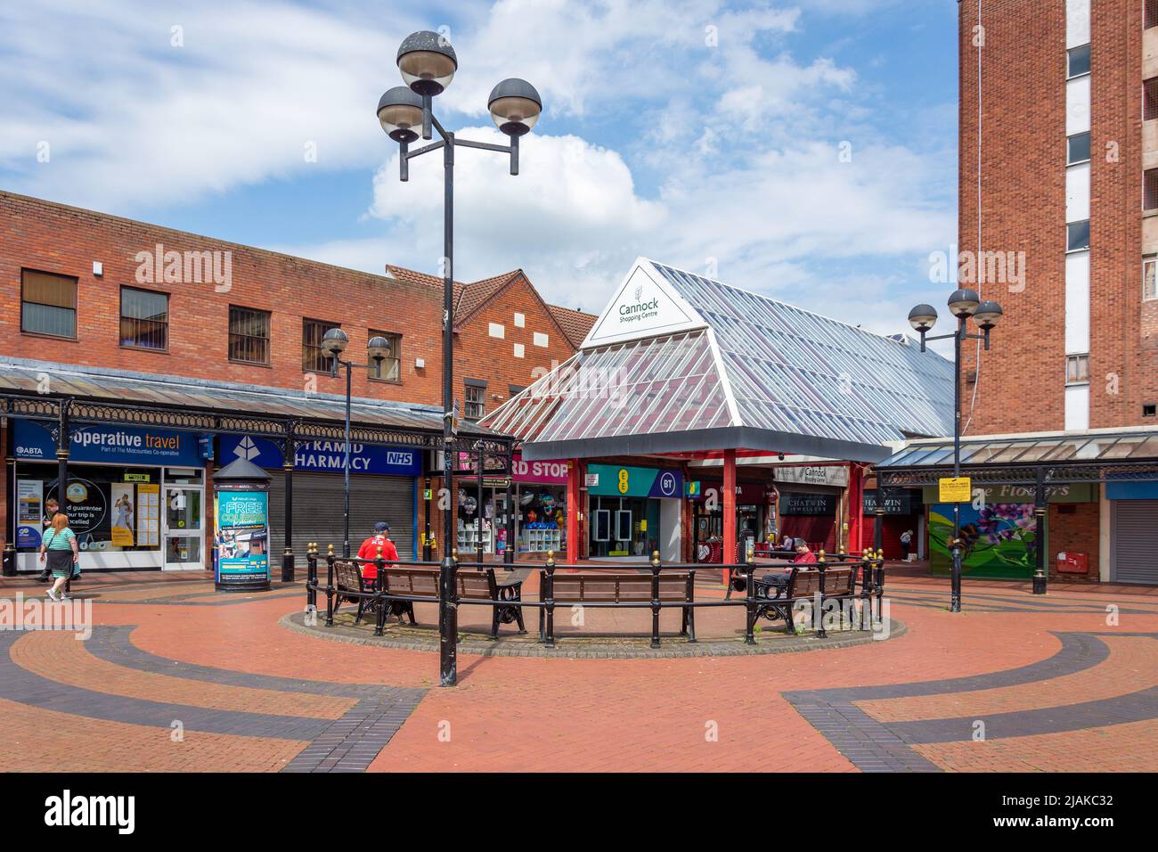 Cannock Shopping Centre, Market Place, Cannock, Staffordshire, England ...