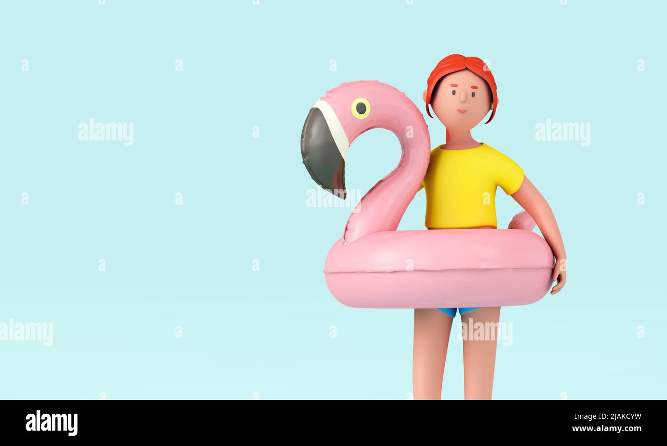 3d rendering cartoon character wearing hi-res stock photography and ...