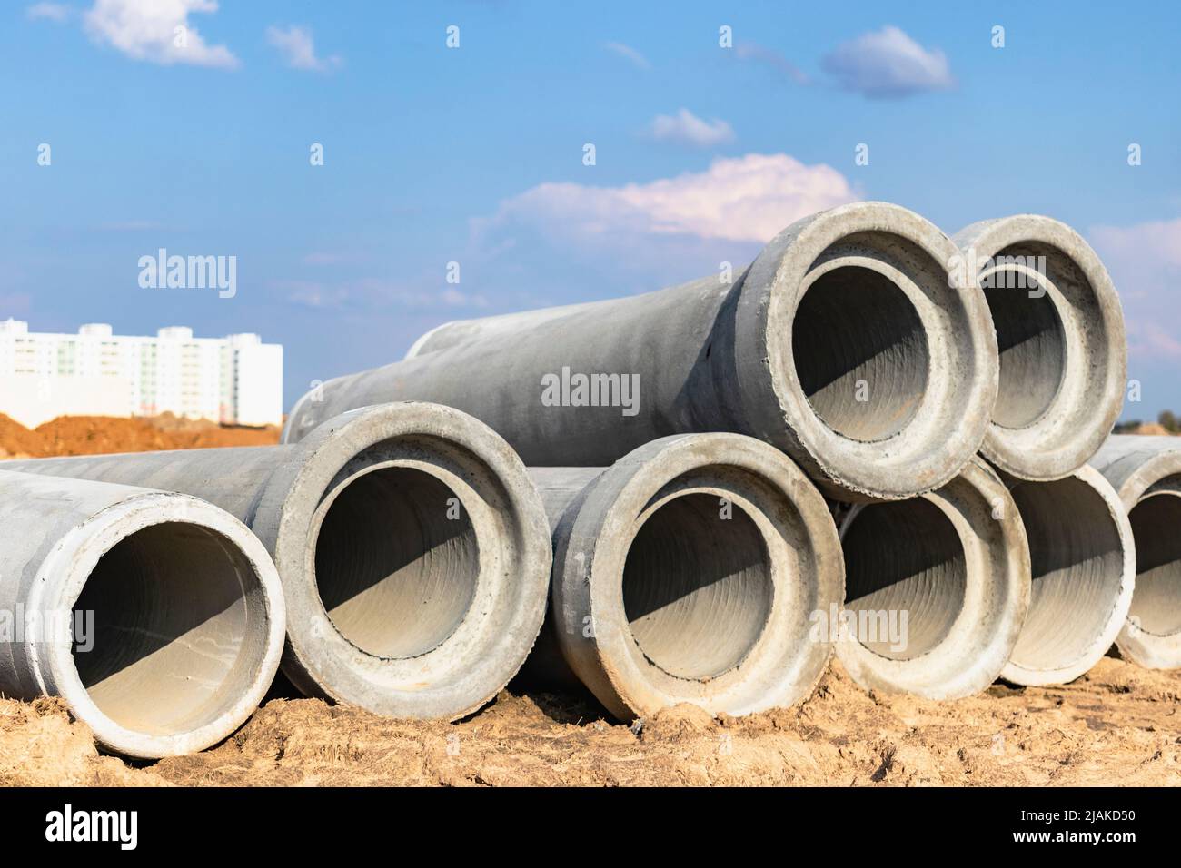 Construction drinking water pipes hi-res stock photography and images ...