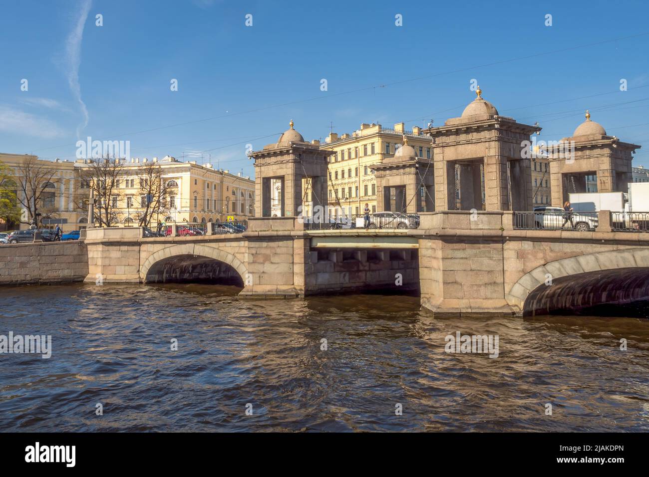 Saint petersburg lomonosov bridge fontanka hi-res stock photography and ...
