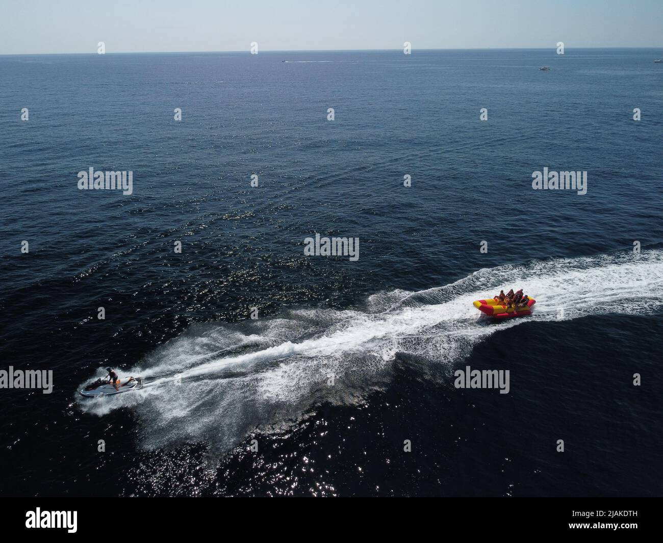 Girl on inflatable boat High Resolution Stock Photography and Images ...
