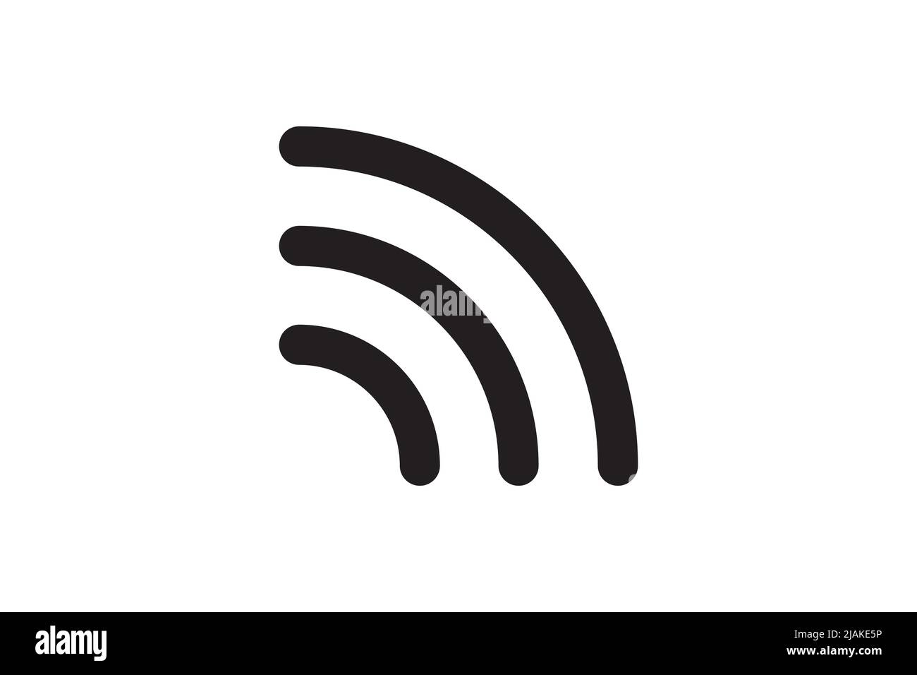 Wi Fi symbol signal connection. Vector wireless internet technology ...