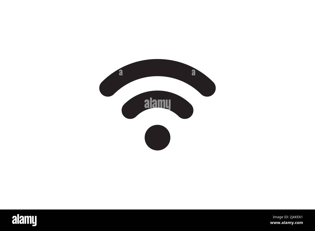 Wi Fi symbol signal connection. Vector wireless internet technology ...