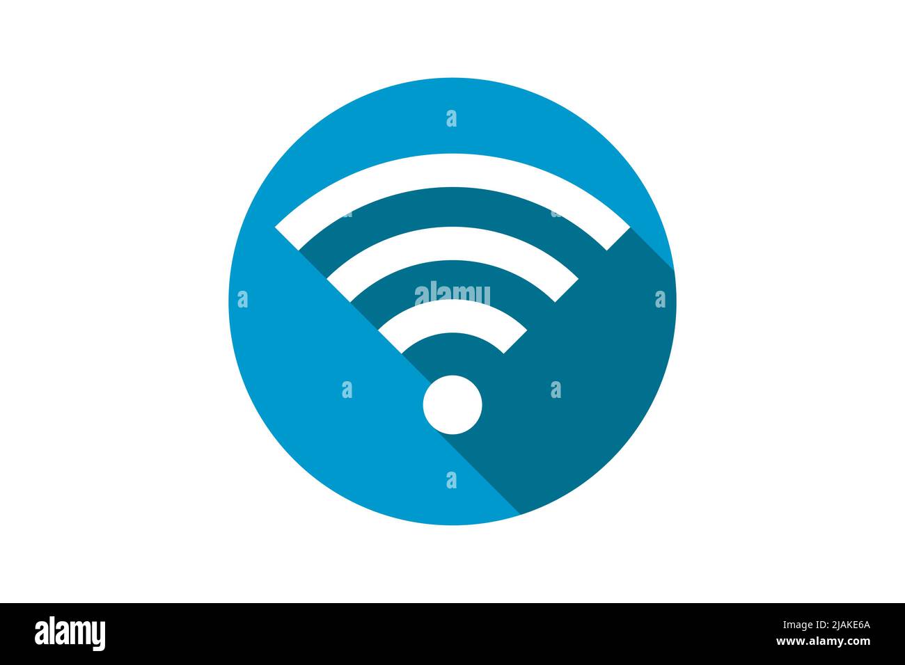 Wi Fi symbol signal connection. Vector wireless internet technology ...