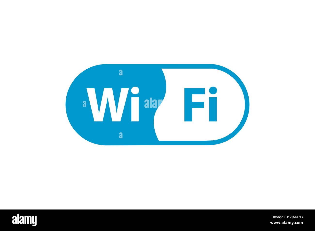 Wi Fi symbol signal connection. Vector wireless internet technology ...