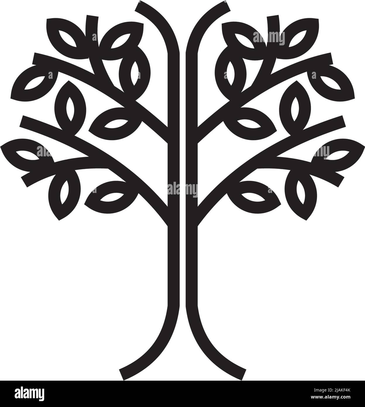 Tree logo icon design inspiration vector template Stock Vector Image ...