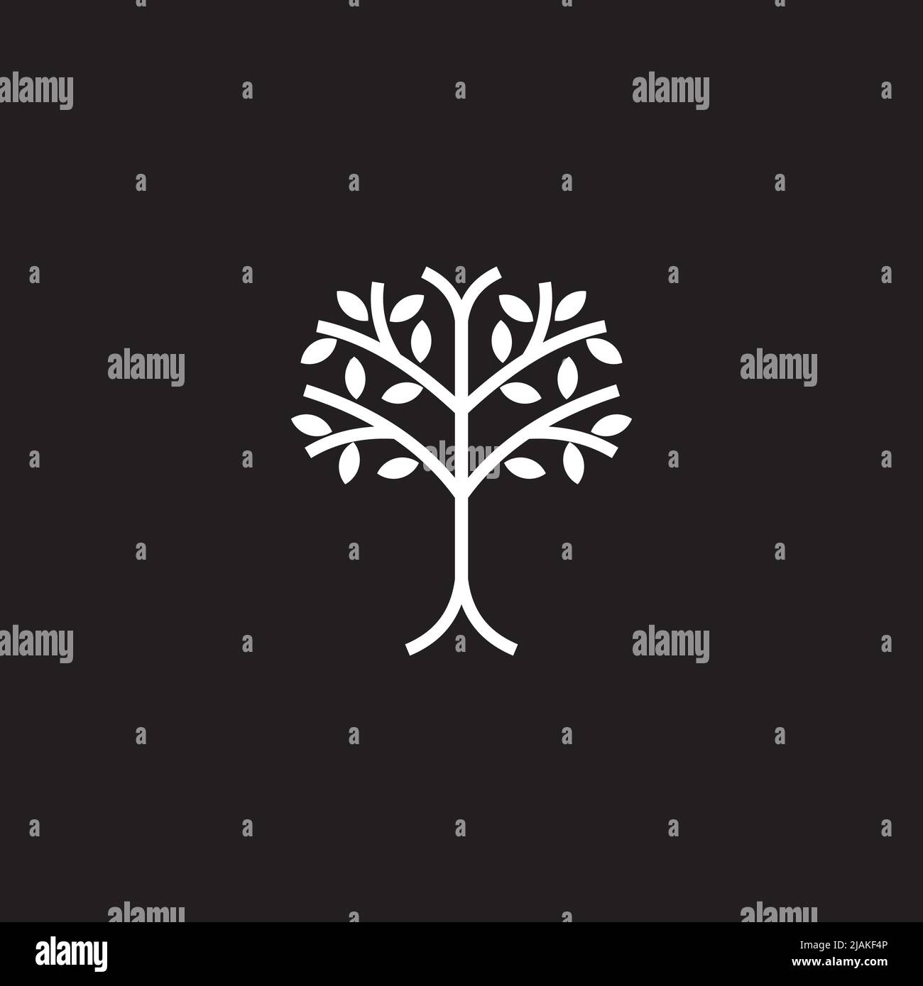 Tree logo icon design inspiration vector template Stock Vector Image ...