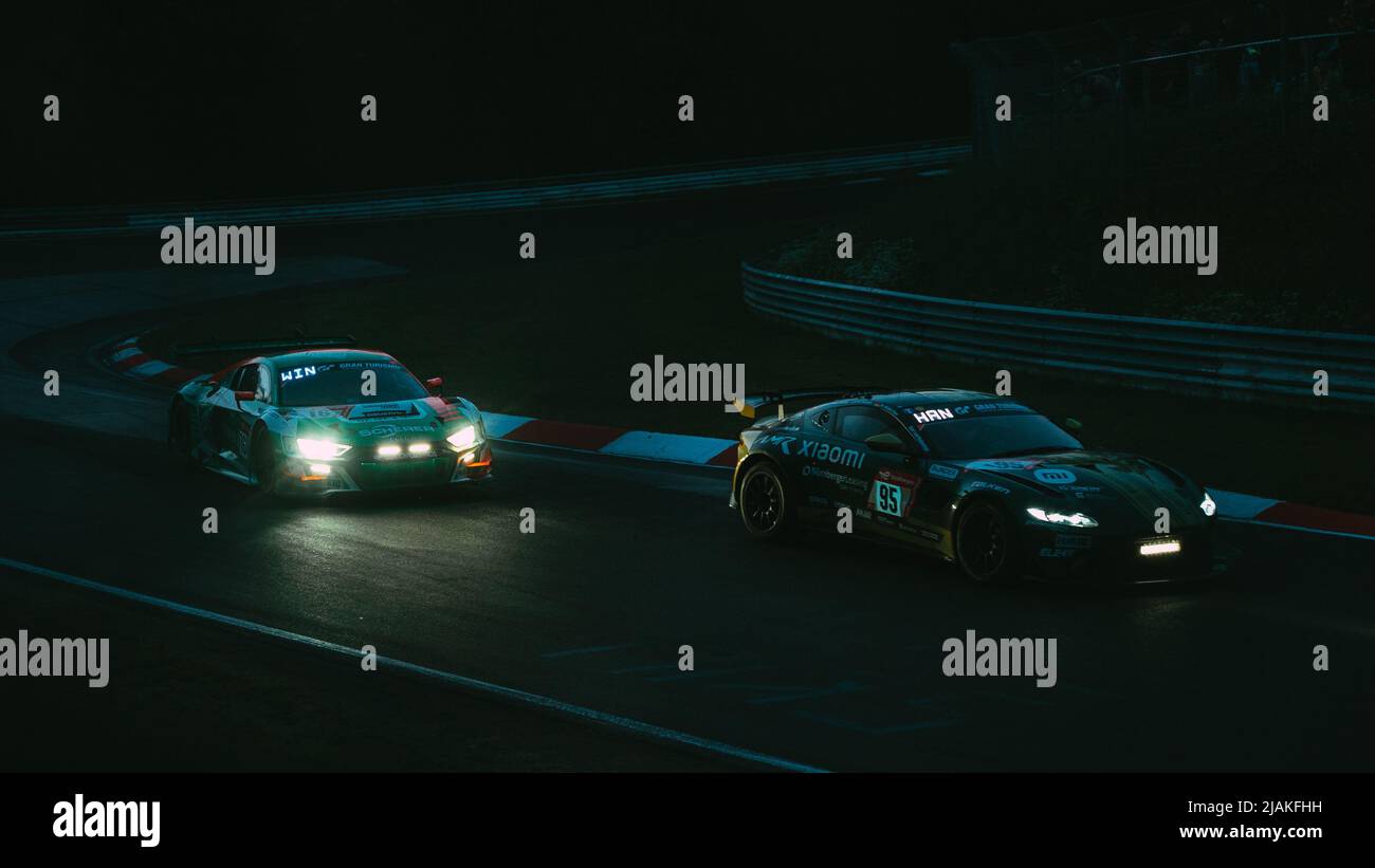 24H Race at Night Stock Photo - Alamy