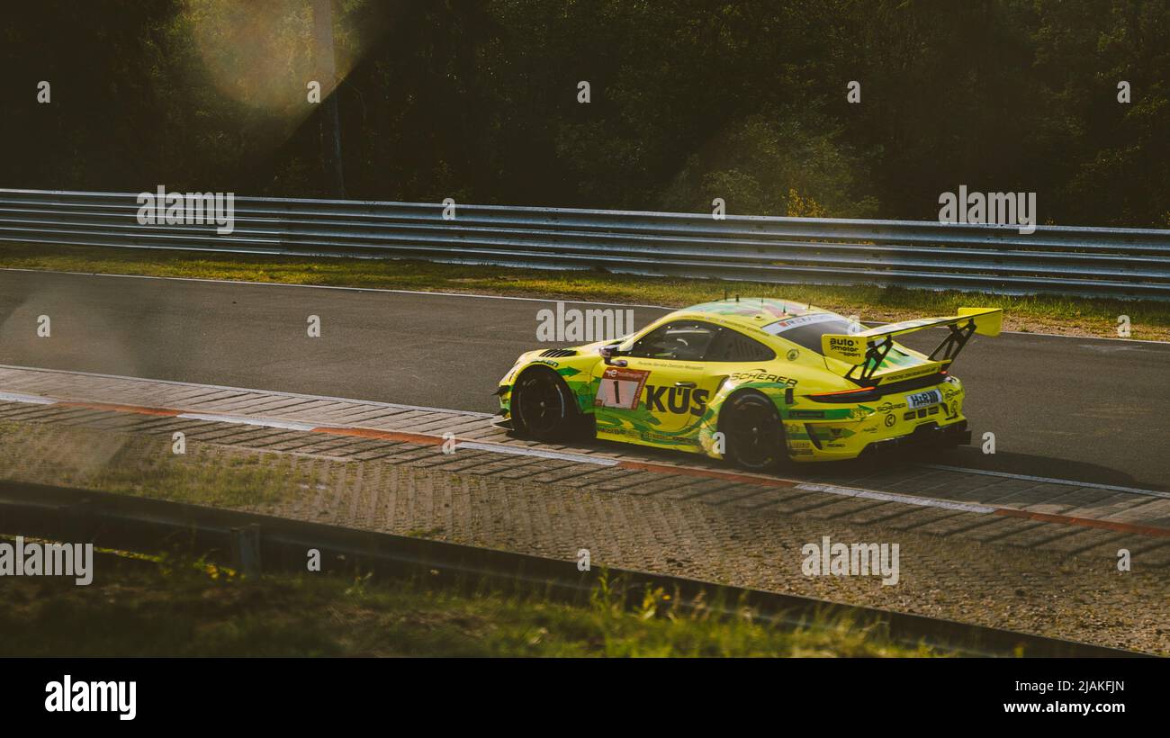 Grello during 24H Race Golden Hour Stock Photo - Alamy