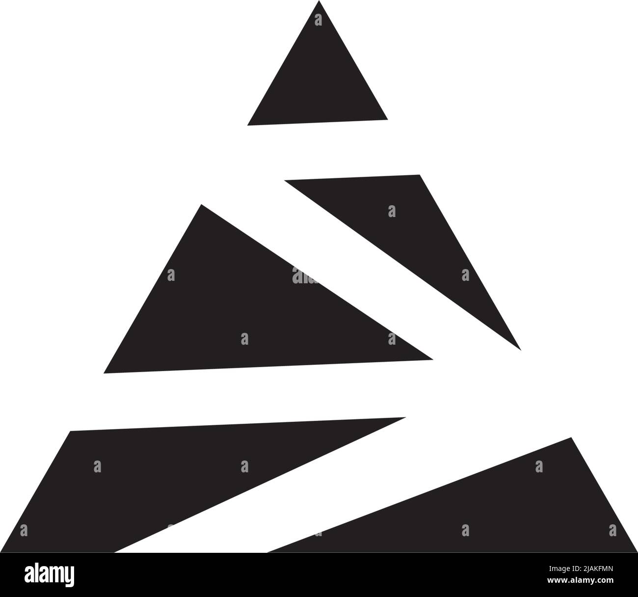 Triangle icon logo design inspiration vector template Stock Vector ...